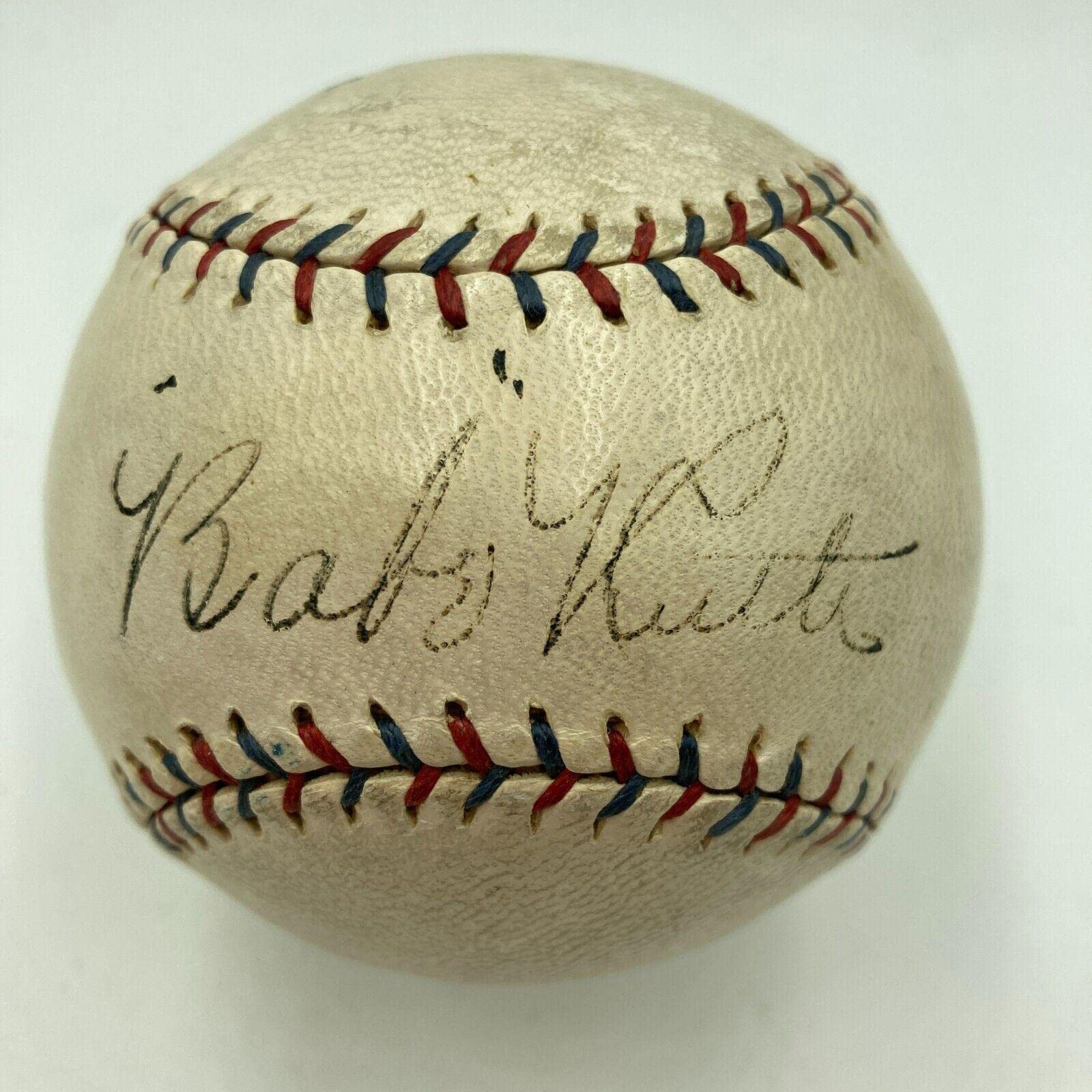 The Finest Babe Ruth Single Signed 1918 American League Baseball JSA COA - Autographed Baseballs