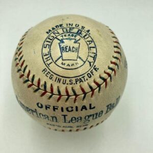 The Finest Babe Ruth Single Signed 1918 American League Baseball JSA COA - Autographed Baseballs