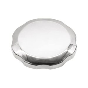 ldexin metal gas fuel cap cover chrome tank cap for 2kw - 8kw petrol generator, 92mm o.d.