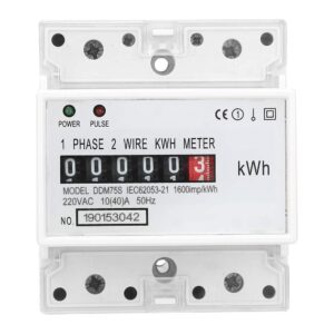 watris veiyi ddm75s 10-40a single phase kwh meter, 4p din rail energy meter, electric meter, electronic din rail kwh meter, led electricity power consumption wattmeter energy meter