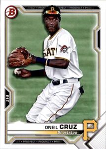 2021 bowman prospects #bp-24 oneil cruz pittsburgh pirates baseball nm-mt