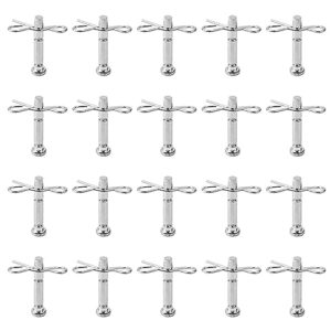 multisland 2 stage snow blower shear pins 20 pcs auger shear pins & 20 pcs cotter pins 738-04124 and 714-04040 replacement shear pin kits fit for mtd cub cadet, troy-bilt, craftsman