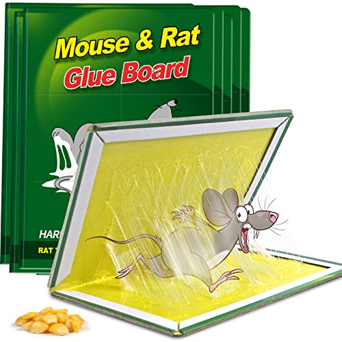 12 Pack Mouse Traps Indoor for Home Glue Traps for Mice and Rats, Sticky Board for House Indoor Outdoor Extra Glue（12"X8"）