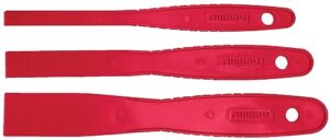 allway sd3 3-piece celcon plastic detail putty knife set, 3/8", 5/8", 1"