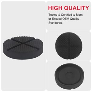 Universal Floor Jack Rubber Pad,Floor Jack Rubber Pad, Jack Pad Adapter Pinch Weld Side Frame Rail Protector Puck/Pad