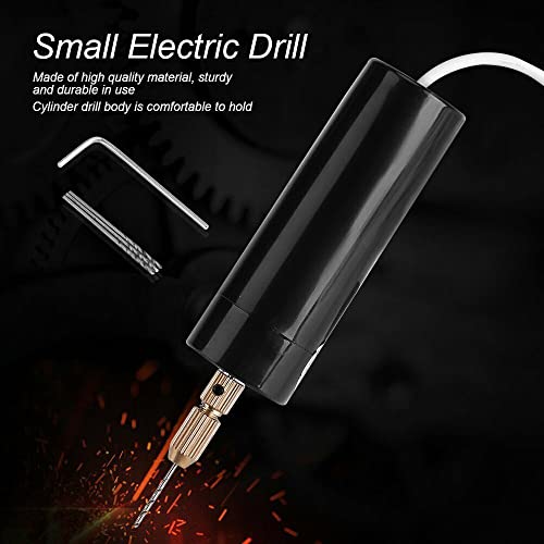 SaiDian 1Pcs Micro Mini Hand Drill Electric Small Grinder Tool Portable USB Electric Drill for Resin Polymer Clay Jewelry Making DIY