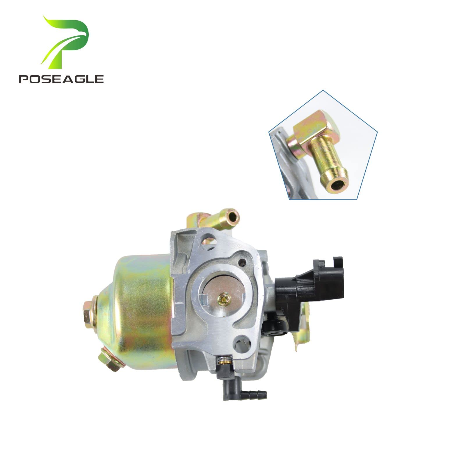 POSEAGLE 951-14027A Carburetor Replaces 751-10638, 951-10638, 951-10638A, 951-14026A, 951-14027A for MTD 170-SU, 270-SU, 270-SUA, 370-SU, 370-SUC Snow Blower Engine