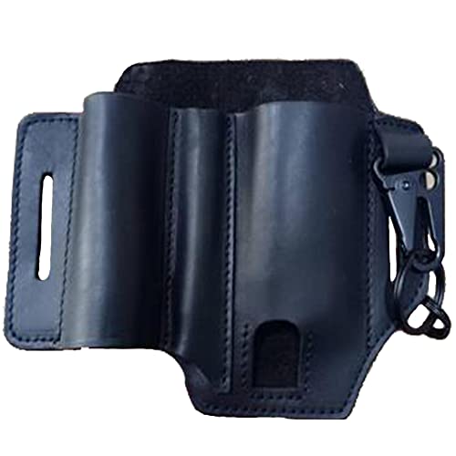 Leather EDC Belt Organizer for Men, Multitool Sheath for Belt, Tactical Pen Holster, Flashlight Holster, Everyday Carry Multi Tool Holster, EDC Belt Pouch