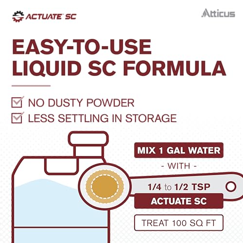 Actuate SC Bifenazate Miticide (8 oz) by Atticus (Compare to Floramite) – Long Lasting Mite Control in Interior and Exterior Landscapes