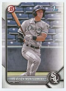 2022 bowman prospects #bp-71 colson montgomery 1st bowman chicago white sox mlb baseball trading card