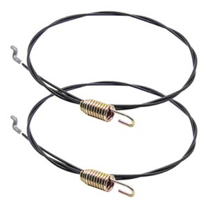 gpartsden 946-04230b snow blower auger drive clutch cable for mtd cub cadet 746-04230/746-04230a / 946-04230/946-04230a snow thrower (2pcs)