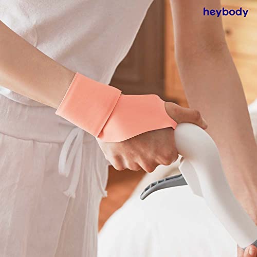 heybody Slim Air Wrist Support Strap (1Pack) | Fitness Daily Carpal Tunnel Arthritis Wrist Pain Relief Injury Prevention | Comfortable Fit | Elastic Material | Breathable Fabric (Orange)