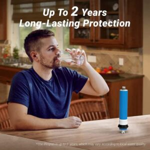 Waterdrop WD-H9-RO Filter, 24-month Lifetime, Replacement for Waterdrop WD-H9 & MB-H9 Reverse Osmosis System