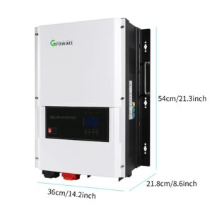 24V 3000W 120V Off-Grid Solar Inverter, Split Phase Built-in 80A MPPT Solar Charge Controller（Ship from USA,3-5days to Arrive (3000W 24V Solar Inverter)