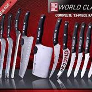 Miracle Blade IV World Class Professional Series 13 Piece Chef's Knife Collection and 8 IV World Class Steak Knives