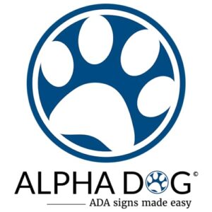 ALPHA DOG ADA SIGNS - Employees Only Sign with Braille for Your Business, 4x8 Inch, ADA Compliant, Indoor or Outdoor, Easy Installation, Made in the USA, Brushed Metal