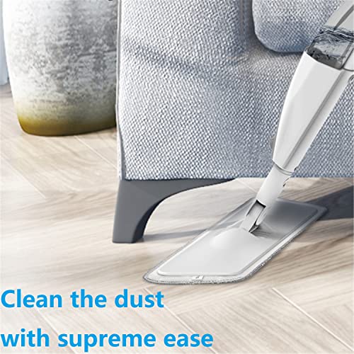 Spray Mop for Floor Cleaning, LINKPAL Floor Mop with a Refillable Bottle and 3 Washable Microfiber Pads, Spray Dry Wet Mop for Hardwood Laminate Wood Vinyl Ceramic Tiles Floor Cleaning