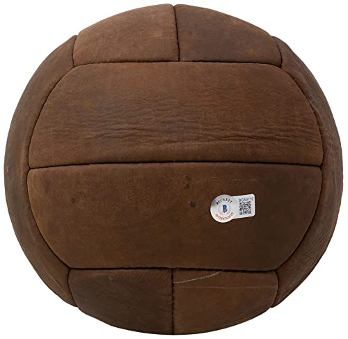 Pele Signed Vintage Soccer Ball BAS