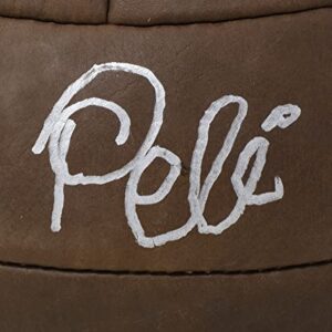 Pele Signed Vintage Soccer Ball BAS