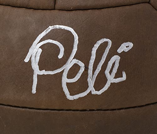 Pele Signed Vintage Soccer Ball BAS