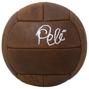 Pele Signed Vintage Soccer Ball BAS