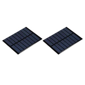 meccanixity mini solar panel cell 4v 200ma 0.8w 100mm x 80mm for diy electric power project pack of 2