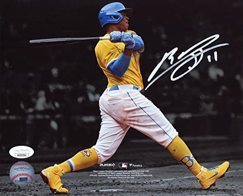 Rafael Devers Boston Red Sox Signed White City Connect Spotlight 8x10 Photo JSA - Autographed MLB Photos