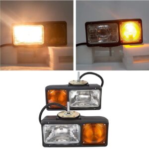 kojem universal snow plow light replacement for 505k on truck & pickup 2 pcs snowplow lamp headlight turn signal