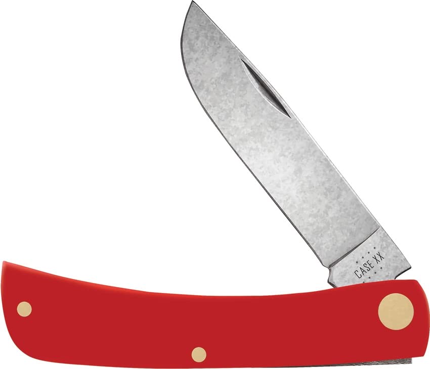 Case Cutlery Sod Buster Jr Red Syn CA73932