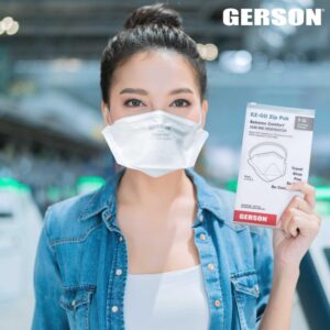 GERSON Pouch Respirator Face Masks - White Respirator Masks for Adults, 3230 Series