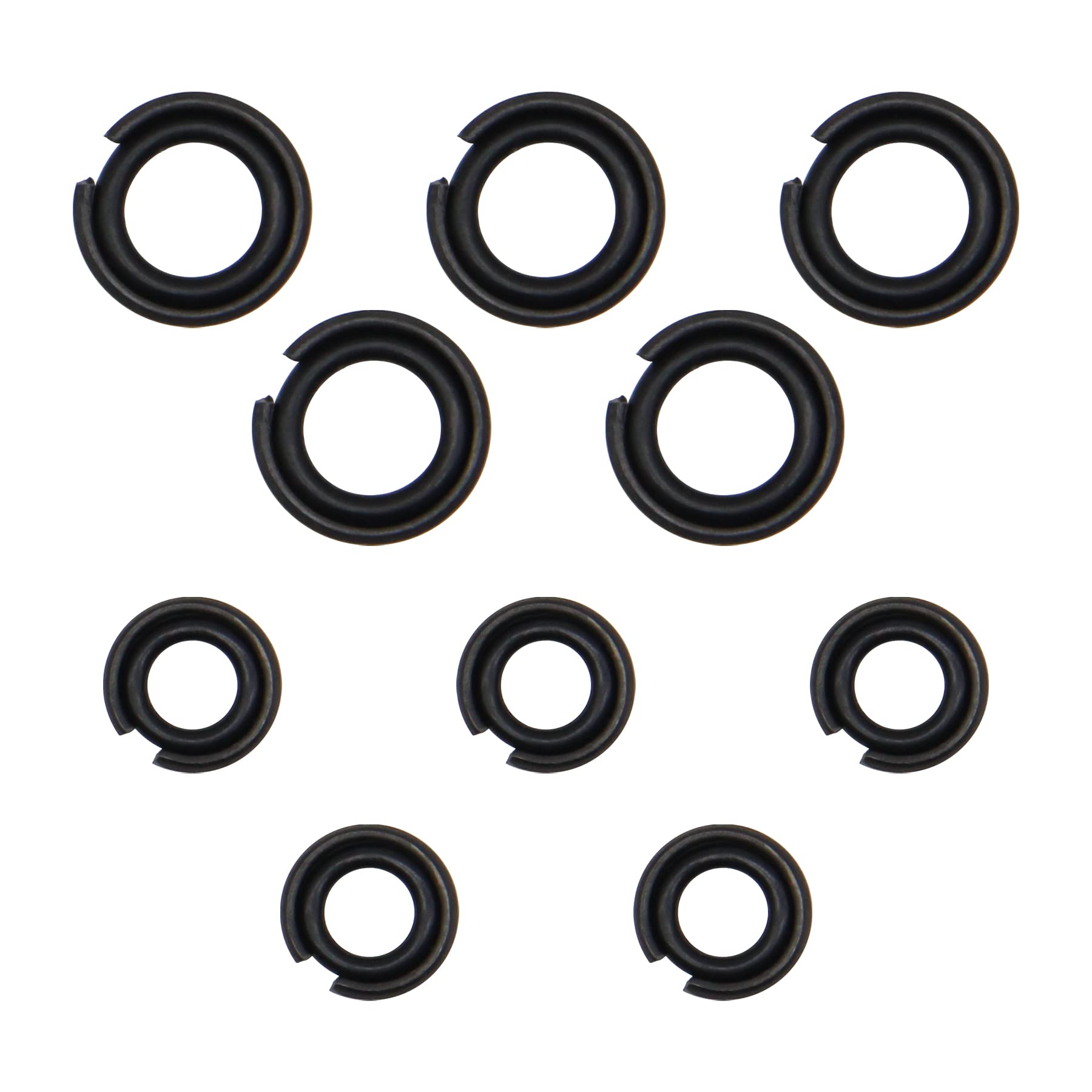 RURBRIN 10 Sets of 1/2 inch & 3/8 inch Impact Wrench Retainer Rings with O-ring, Compatible With Electric Wrench/Pneumatic Wrench