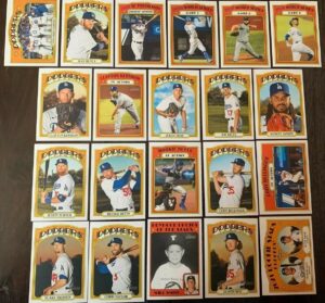 los angeles dodgers 2021 topps heritage series complete mint hand collated 30 card team set featuring mookie betts and clayton kershaw plus and world series and others