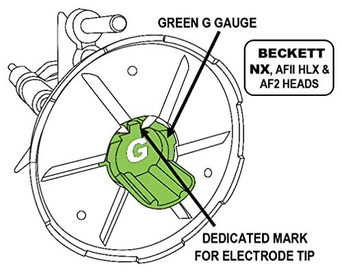 Green G Gauge Electrode Setting Gauge for Beckett AFII and NX Oil Burners Z