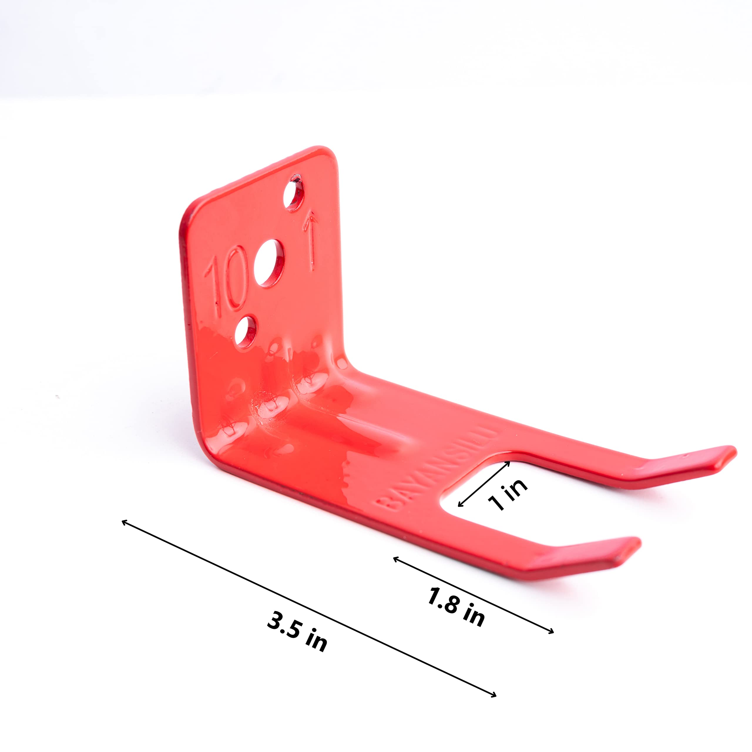 4 Pack Universal Fire Extinguisher Bracket, Fire Extinguisher Mounts & Brackets for 5 to 13 lbs, Universal for All Extinguishers with Valve Body Slots, Holder for Dry Chemical and Water Extinguishers.