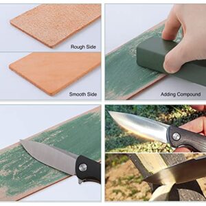 Knife Sharpening Stone Kit Actual Grit KEENBEST Large 4 Side 400 1000 3000 8000 Complete Wet Stones Set Japanese Professional Kitchen Knives Sharpeners Whetstone Flattening Stone Base Guide Leather