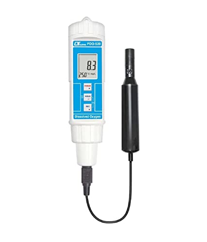 Portable Dissolved Oxygen Meter (Range: 0 to 20.0 mg/L) Aquariums, Medical Research, Agriculture, Fish Incubator Facilities Along with Factory Calibration Certificate Model: PDO-520