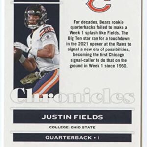 JUSTIN FIELDS RC 2021 Panini Chronicles #19 ROOKIE NM+-MT+ NFL Football Bears