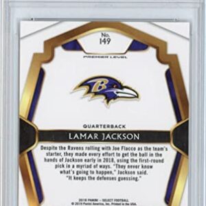 Graded 2018 Panini Select Lamar Jackson #149 Premier Level Rookie RC Football Card PSA 10 Gem Mint