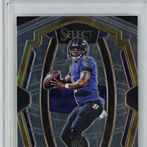 Graded 2018 Panini Select Lamar Jackson #149 Premier Level Rookie RC Football Card PSA 10 Gem Mint