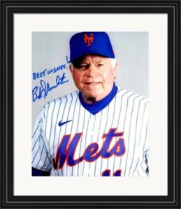 buck showalter autographed 8x10 photo (new york mets manager) #sc1 matted & framed - autographed mlb photos