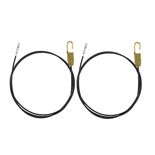 DEHOMKUS 946-04230 2Pcs Clutch Drive Cable for MTD Craftsman Cub Cadet Troy-Bilt Snowblower 946-04230B 746-04230 746-04230A 746-04230B 946-04230A - 2Pack Traction Control Cable SnowThrower