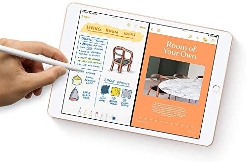 2019 Apple iPad (10.2-inch, Wi-Fi, 128GB) - Gold (Renewed Premium)