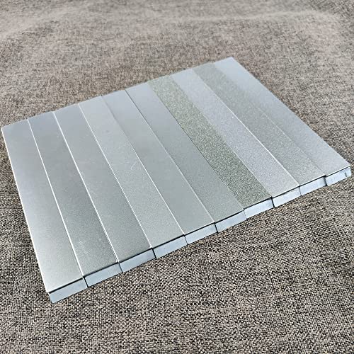 10pcs Diamond Knife Sharpening Stones sets with aluminum blank diamond plates Kit for RUIXIN PRO RX008 Knife sharpener