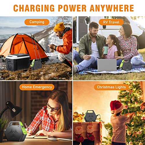 Portable Power Station 97Wh Generator Laptop Charger 26400mAh Battery Pack with AC Outlet 110V Laptop Battery Charger Portable Generators for Home Use Portable Power Bank for Camping Emergency