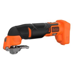 black + decker 20v max oscillating tool, multitool, 6-speed, tool only (bdcos20b)