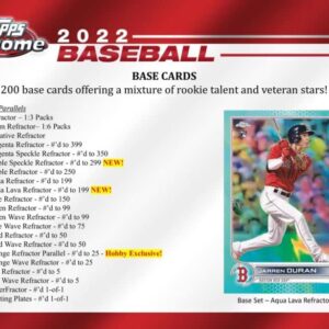 BRAND NEW 2022 Topps CHROME Series 1 AUTHENTIC Trading Card HOBBY Box - Two Chrome Autographs Per Box! - Chance for Julio Rodriguez, Wander Franco, Witt JR. Rookie and Autograph Cards - Plus Bowman Ohtani and Topps Now JULIO RODRIGUEZ Rookie Card in Pictu