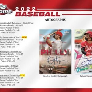 BRAND NEW 2022 Topps CHROME Series 1 AUTHENTIC Trading Card HOBBY Box - Two Chrome Autographs Per Box! - Chance for Julio Rodriguez, Wander Franco, Witt JR. Rookie and Autograph Cards - Plus Bowman Ohtani and Topps Now JULIO RODRIGUEZ Rookie Card in Pictu