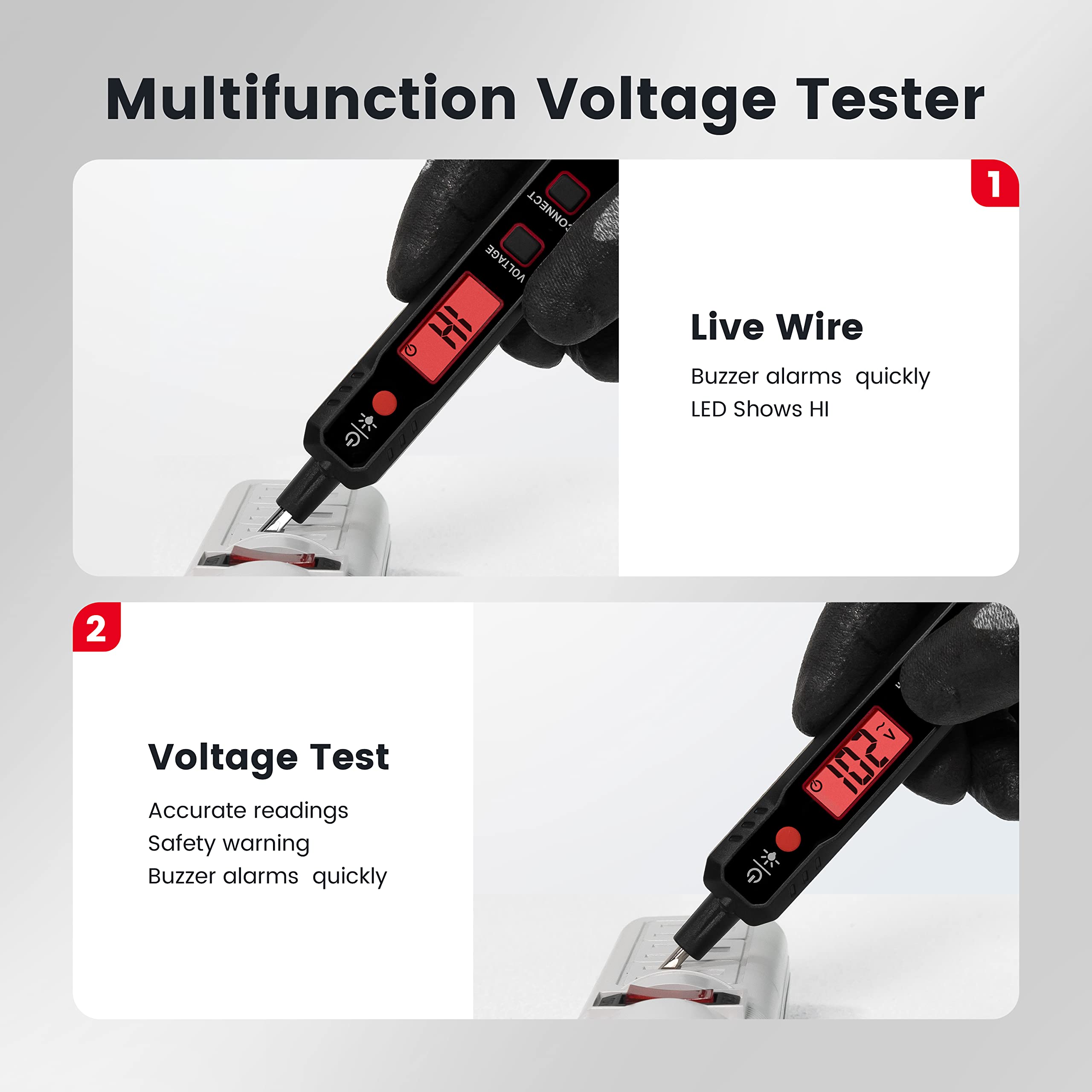 KAIWEETS GFCI Tester&Voltage Tester VT500