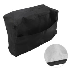 Welding Machine Cover, Welding Machine Canopy Watertight190T Silver Plated Polyester Taffeta Proof Welder Dust Cover Protective Welder Cover (50x25x31cm Black)