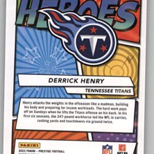 2022 Panini Prestige Heroes #8 Derrick Henry Tennessee Titans NFL Football Trading Card